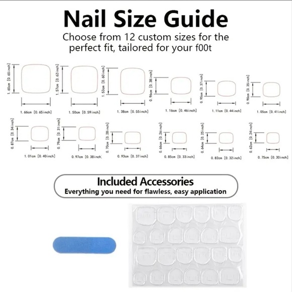 Makeup | Brand New Premium 24pcs Glossy Red Square Shape Presson ...